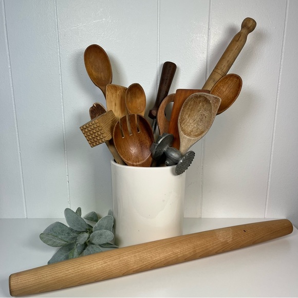 Vintage | Kitchen | Vintage Wooden Kitchen Utensils Instant Collection ...